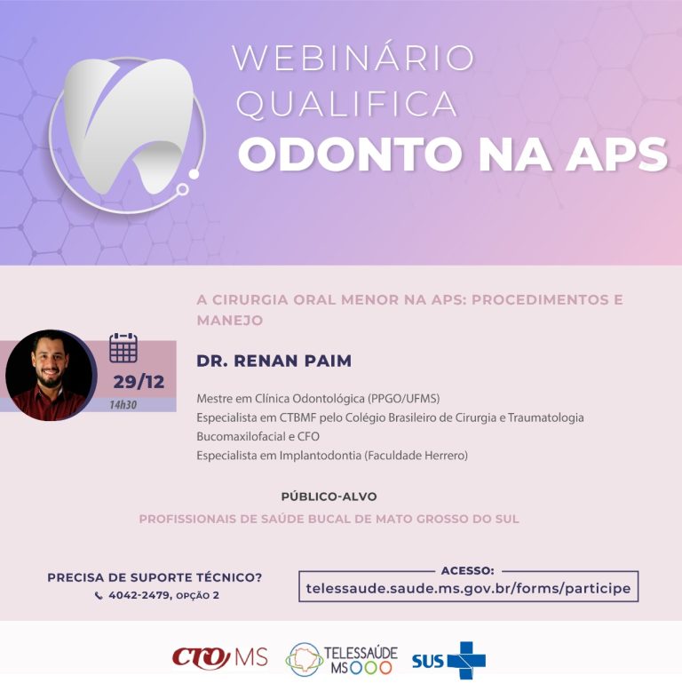 SES e CRO encerram webinário ‘Qualifica Odonto na APS’ – SES